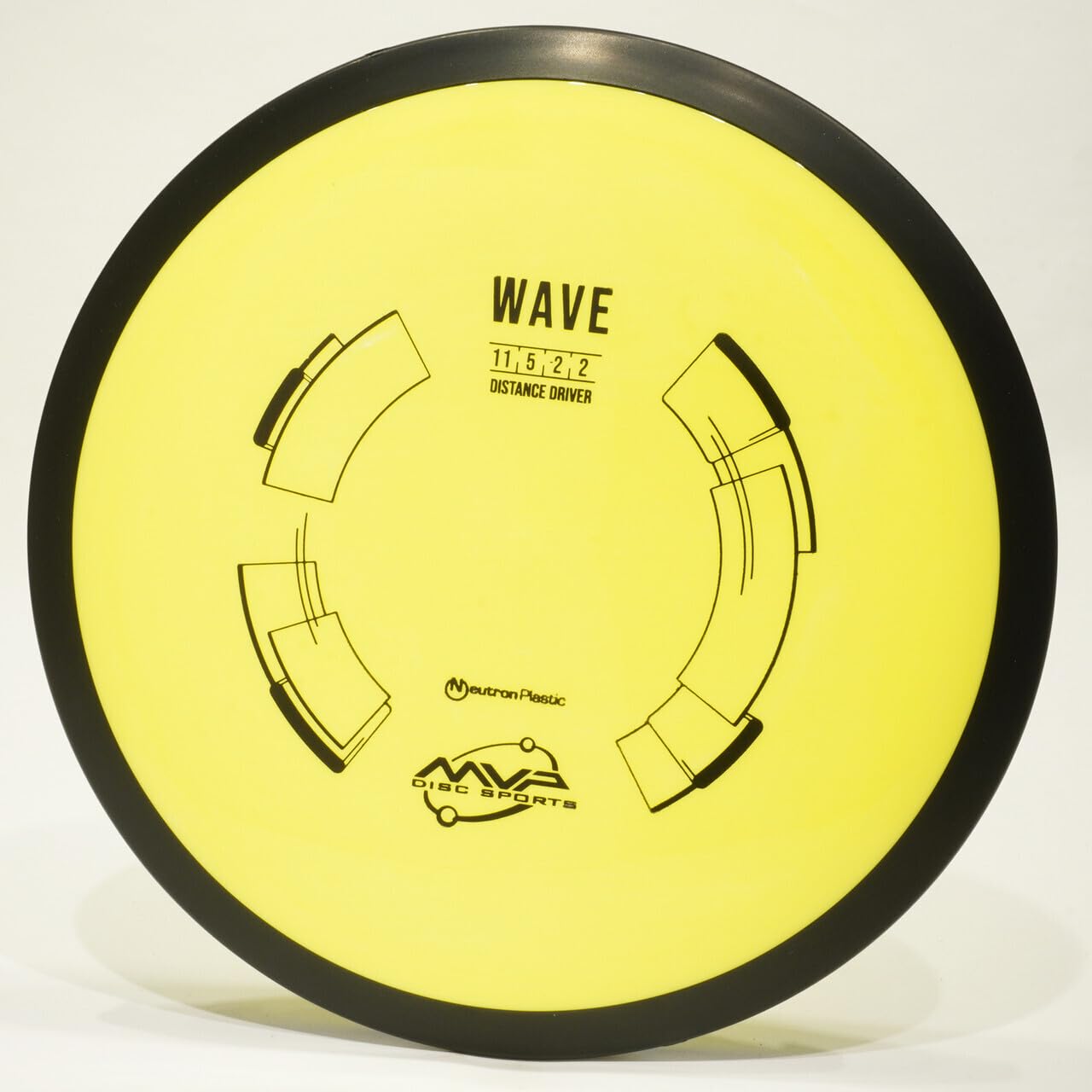 MVP Wave (Neutron) Distance Driver Golf Disc, Pick Weight/Color [Exact Color May Vary] Red 167-169 Grams