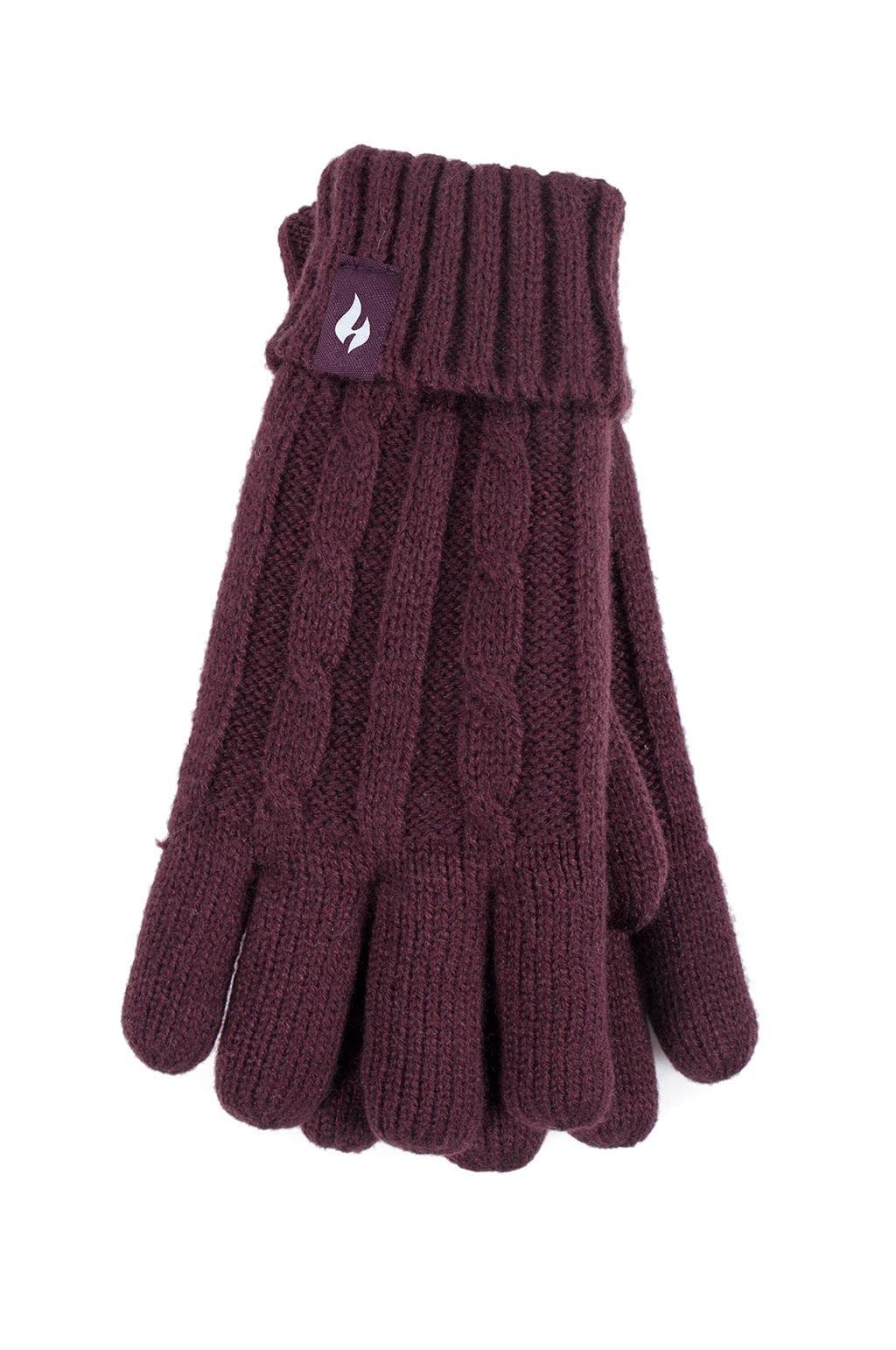 HEAT HOLDERS Women's Standard Pair of Gloves, Black, Small/Medium