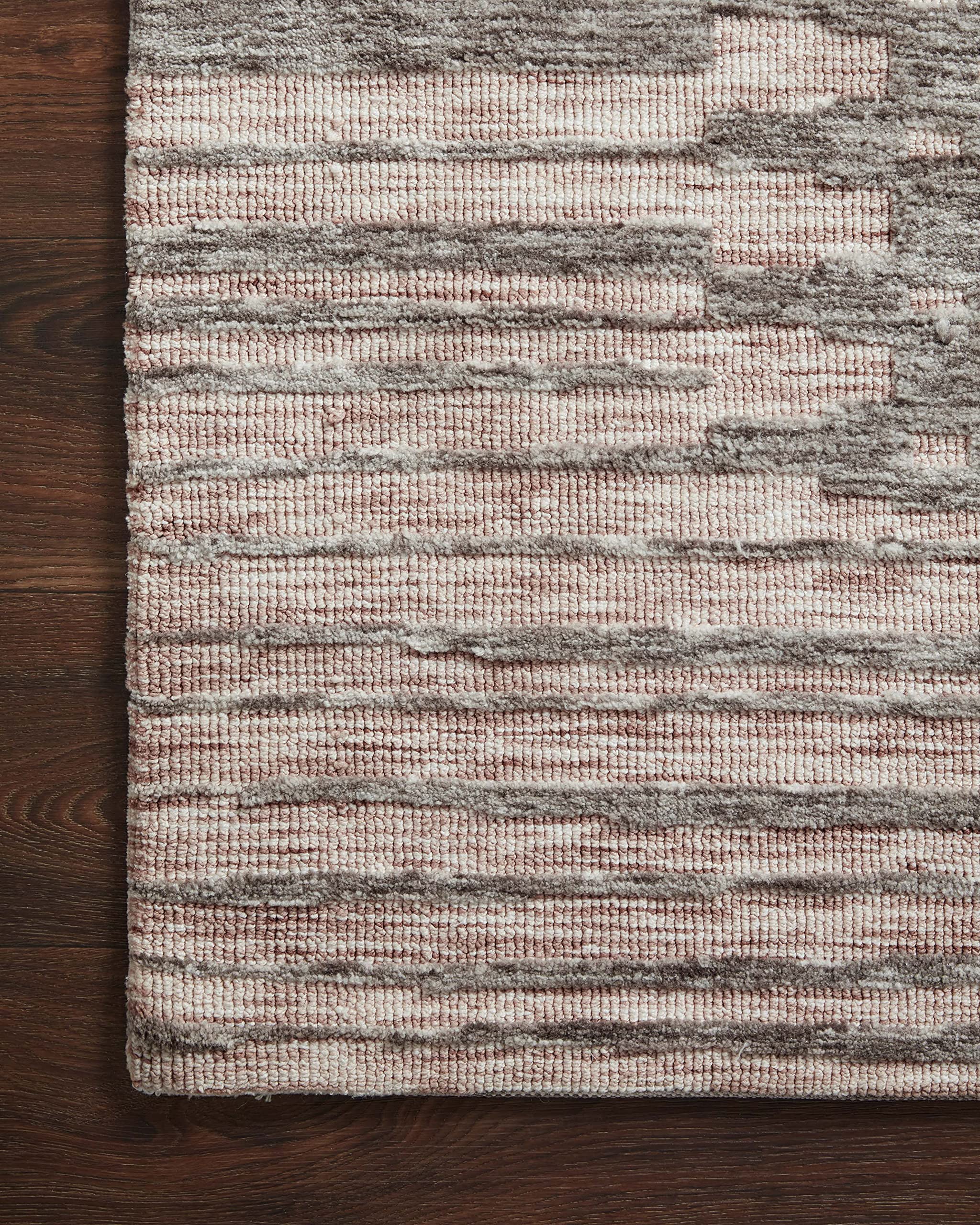 Justina Blakeney x Loloi Yeshaia Collection YES-07 Lagoon / Mist 18" x 18" Sample Rug