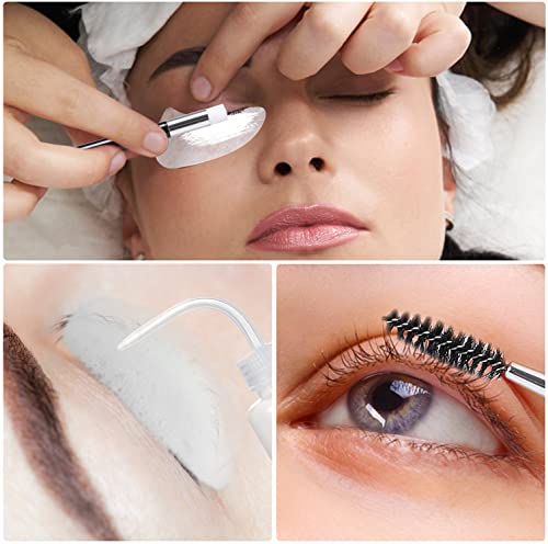 JASSINS Lash Shampoo for Lash Extensions, Eyelash Extension Cleanser Kit,100ml Shampoo/Cleaning Brush/Rinse Bottle/Mascara Brush/Eye Pads,No stimulation,For Professional & Self Use