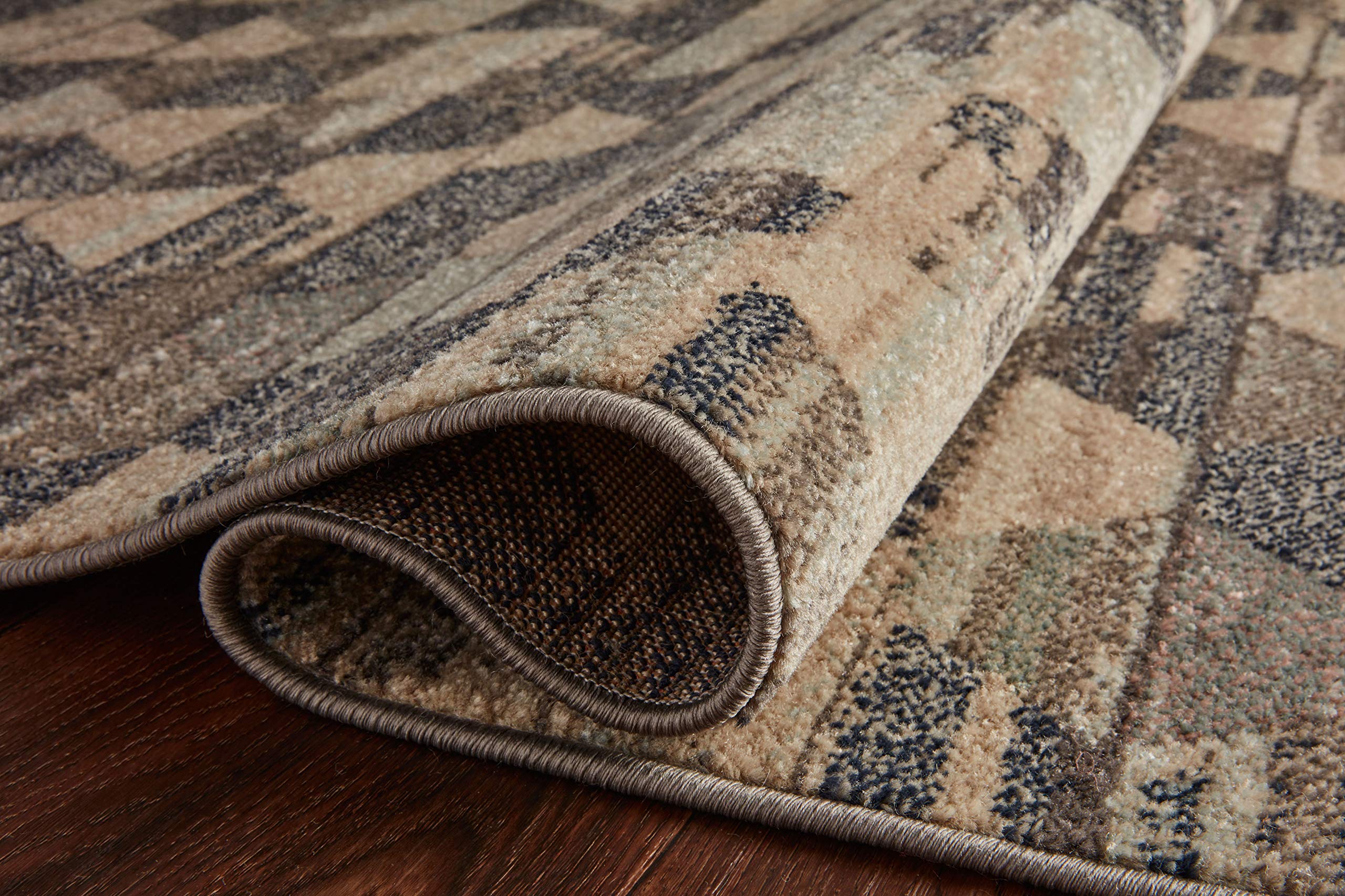 Justina Blakeney x Loloi Chalos Collection CHA-07 Charcoal / Fiesta 18" x 18" Sample Rug