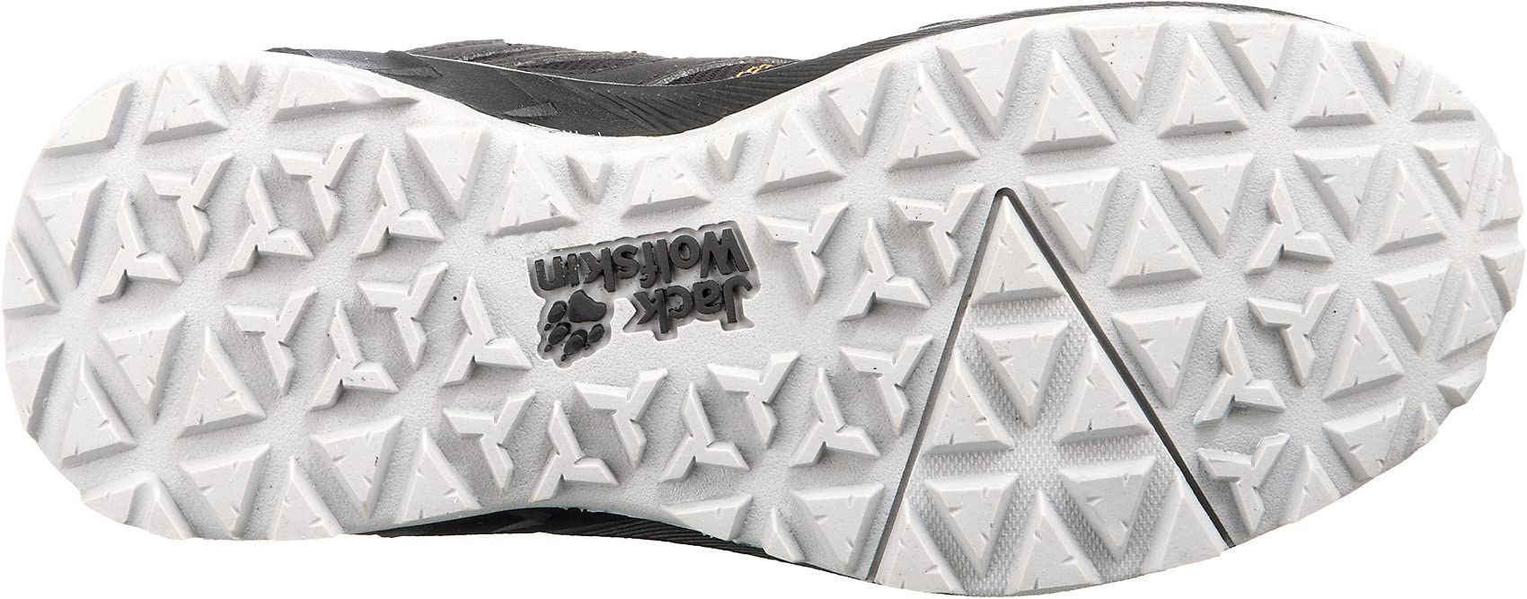 Jack Wolfskin Woodland Texapore Mid K Hiking Boot, Black/Burly Yellow XT, 5 US Unisex Big Kid