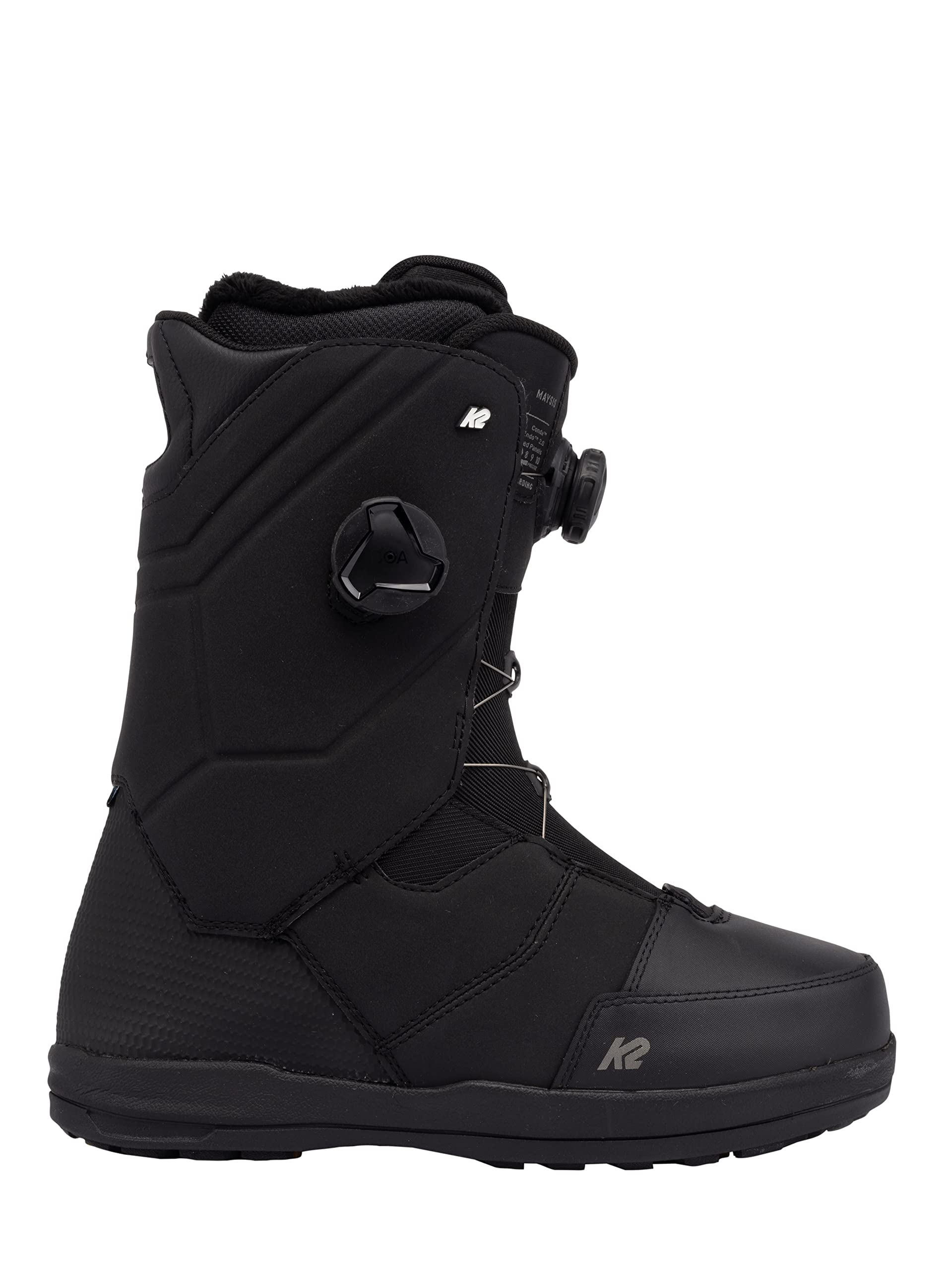 K2 Maysis Wide Snowboard Boots Mens Sz 11 (W) Black