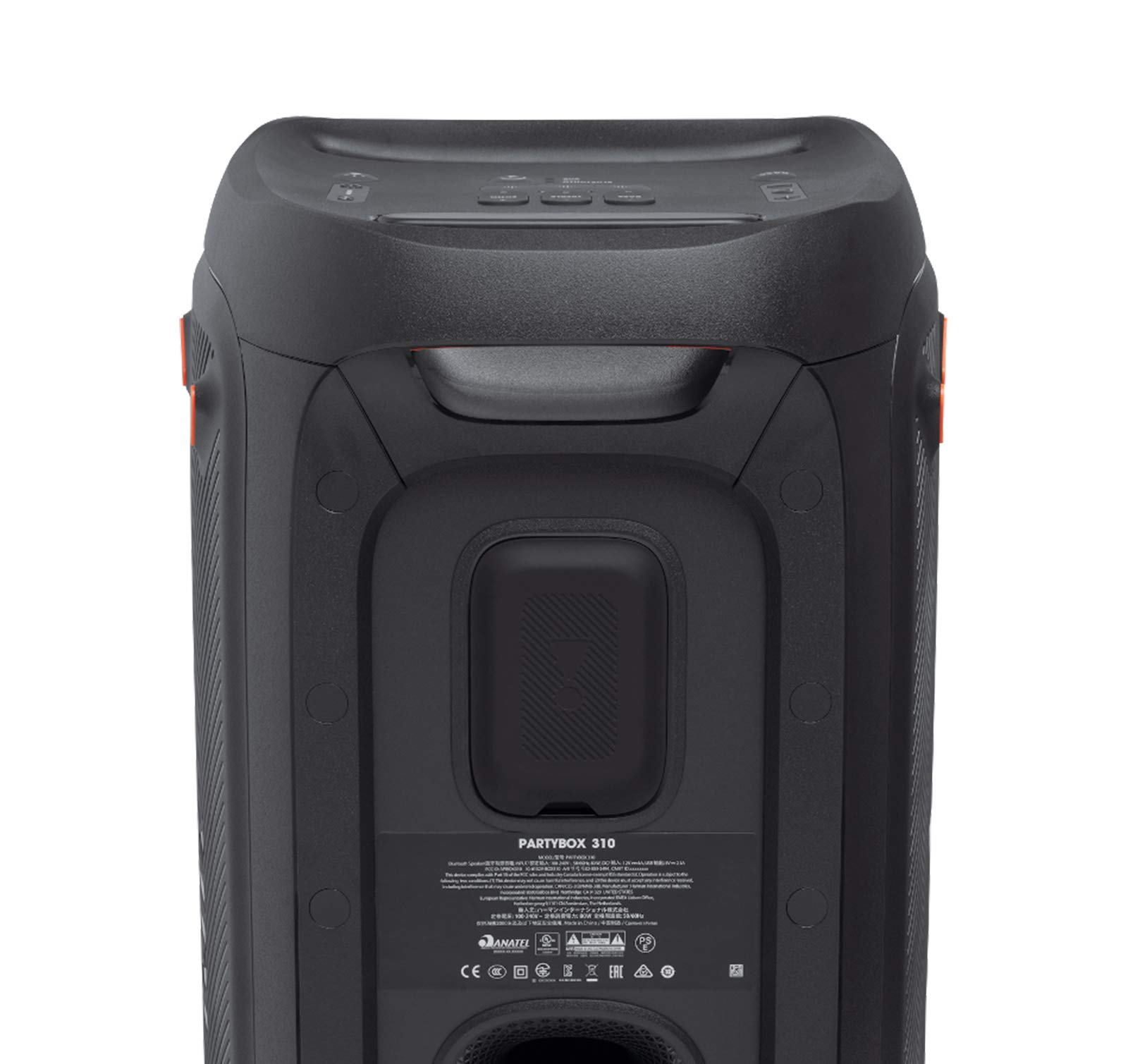JBL PartyBox 310 Premium High Power Portable Wireless Bluetooth Audio System Bundle PMB100 Wired Dynamic Vocal Mic - Black