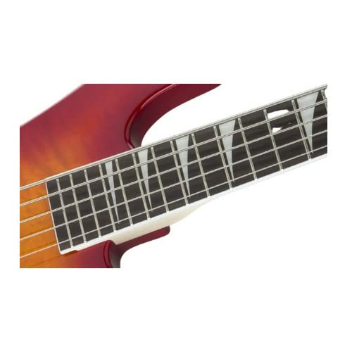 Jackson JS Series 5-String Concert Bass JS3VQ, Cherry Burst, Amaranth Fingerboard