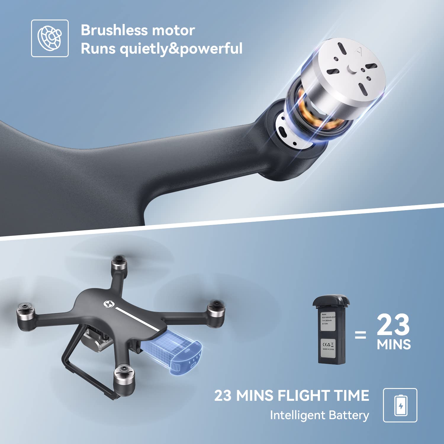 Holy Stone HS700E Drone with Spare Parts
