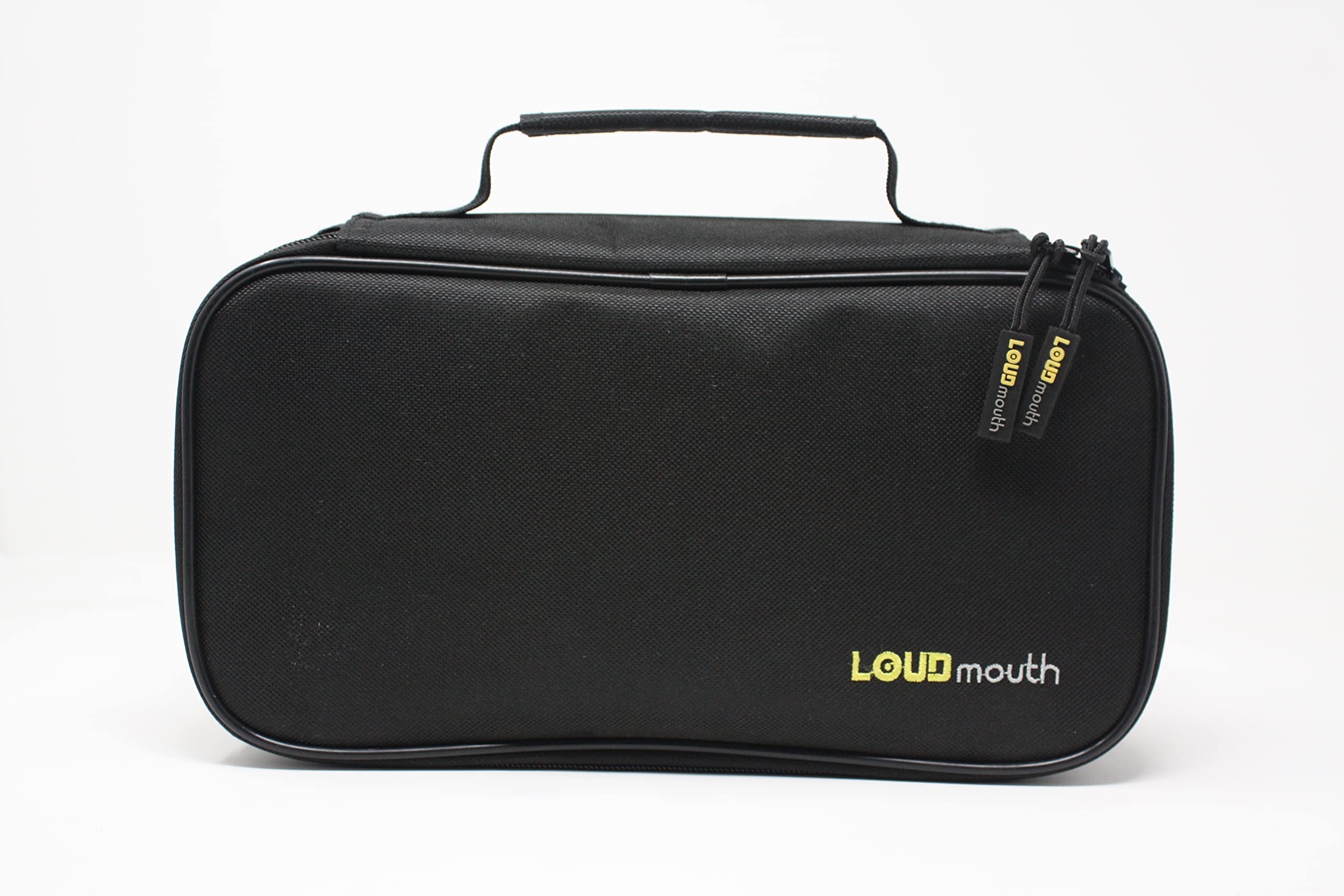 LOUDmouth Wide Mouth Microphone Case | Large Padded Mic Pouch Bag | 12" x 6.25" x 3.25"