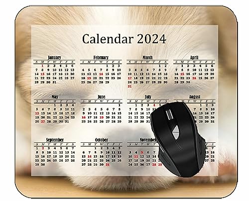 Hubin Calendar 2024,Ocean Surf Sunset Mouse Pads