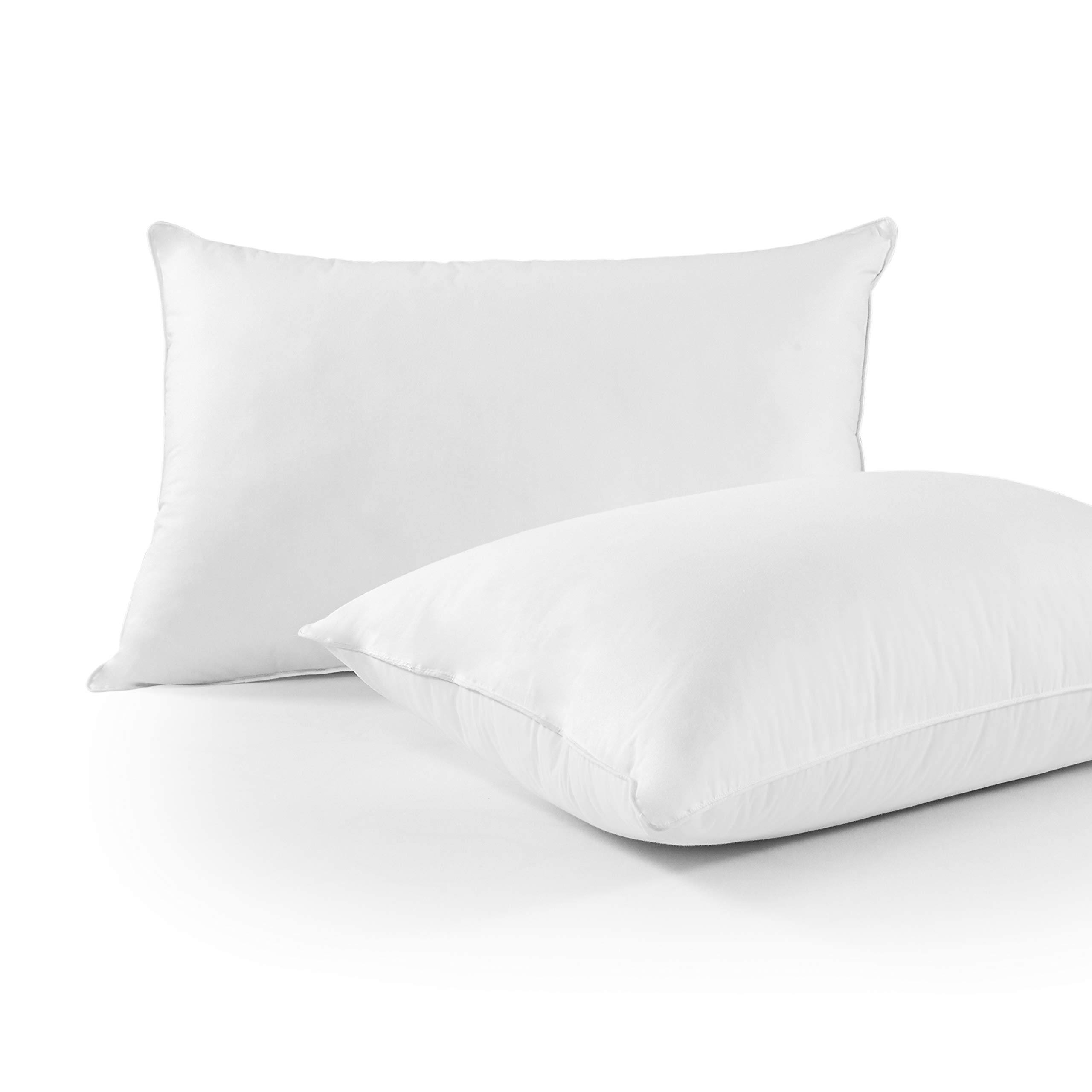 I AM A Back Sleeper, Set of 2 Pillow, King, White 2 Piece