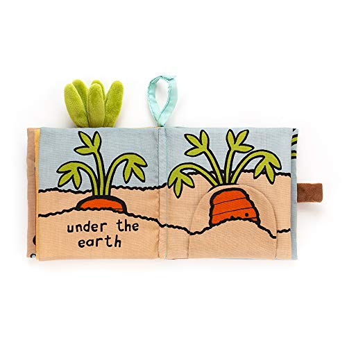 Jellycat I am a Carrot Soft Cloth Book for Baby
