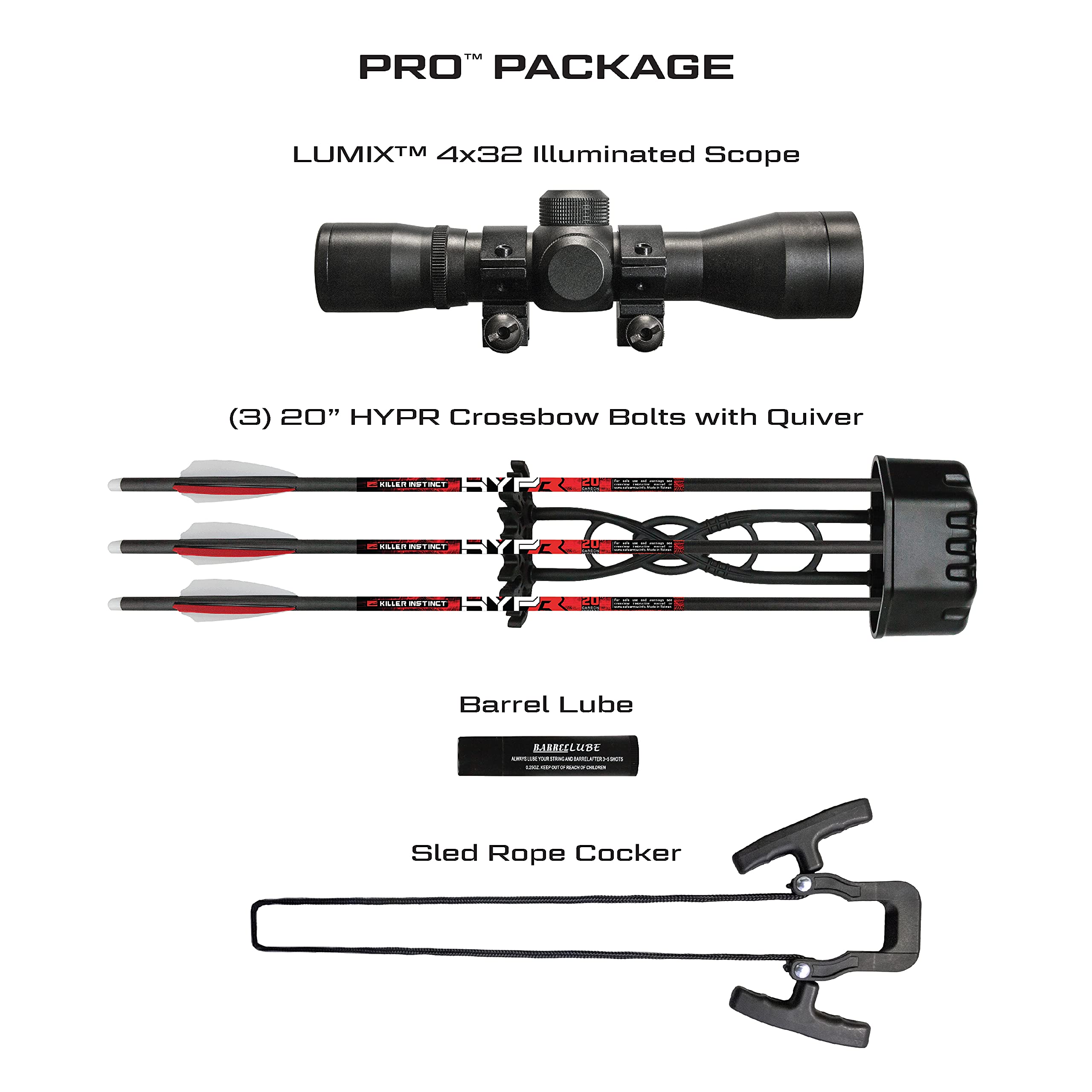 Killer Instinct Fatal-X Crossbow with RDC Crank Pro Package. The Best Narrow Limb Crossbow for Hunting!