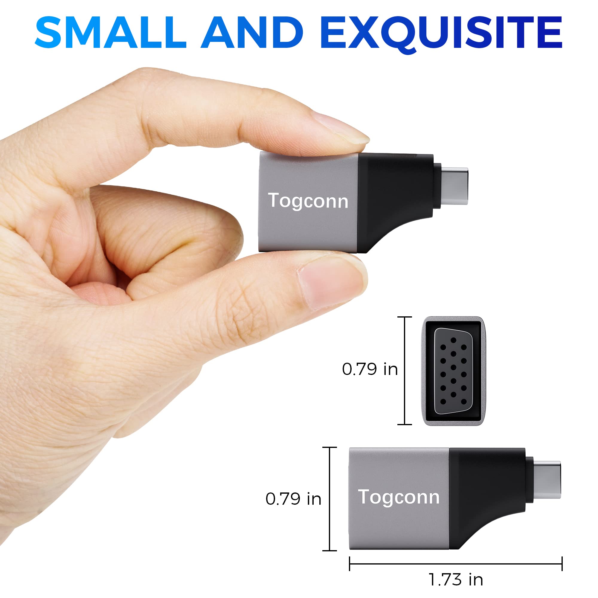 Togconn USB C to Ethernet Adapter, Portable USB C to 1000 Mbps Gigabit LAN Network Adapter RJ45 Internet Adapter Compatible with MacBook Pro 2022 2021, MacBook Air, Dell XPS and More