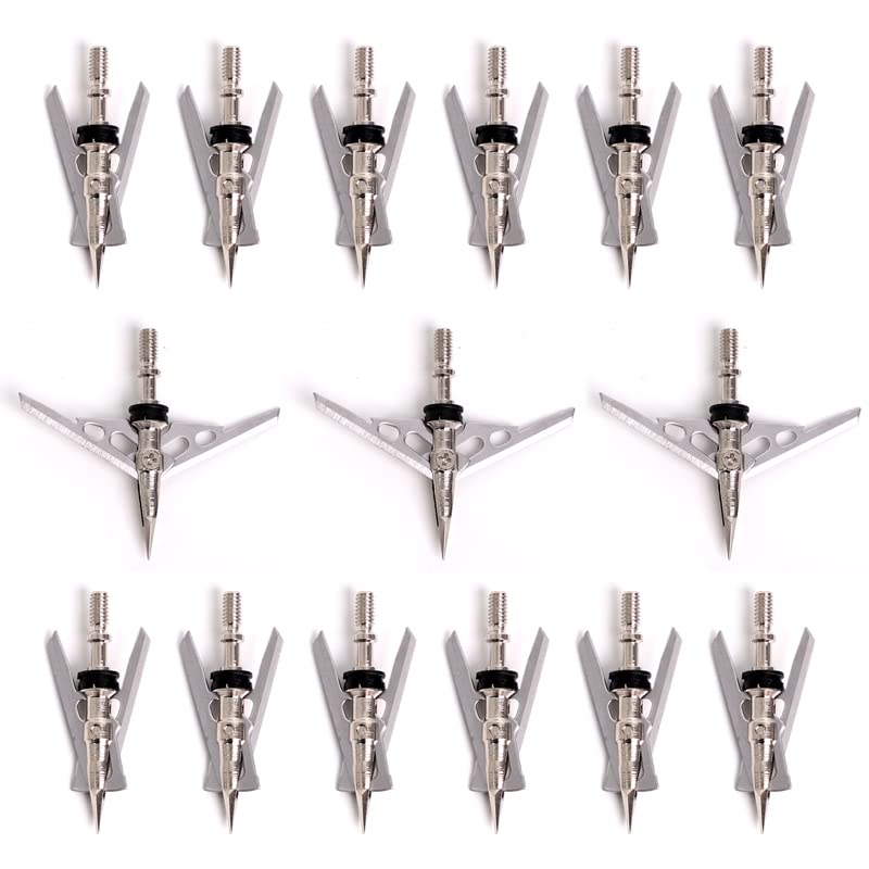 Lehuo Broadheads 100 Grain 125 Crossbow Arrows Bow Hunting Archery Accessories 12Pack (12)