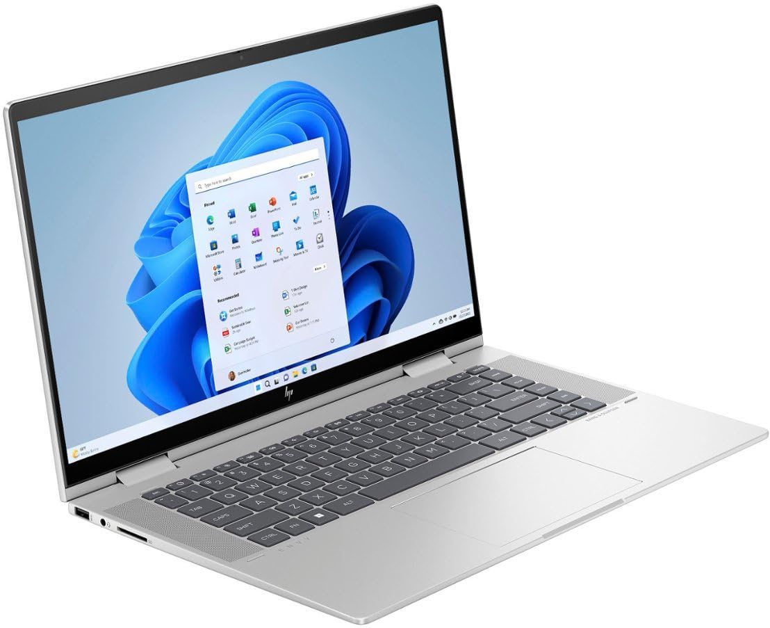 HP ENVY 15-fe0053dx Home & Business 2-in-1 Laptop (Intel i7-1355U 10-Core, 16GB LPDDR5 5200MHz RAM, 2TB PCIe SSD, Intel Iris Xe, 15.6" 60 Hz Touch Win 11 Home) Refurbished (Renewed)