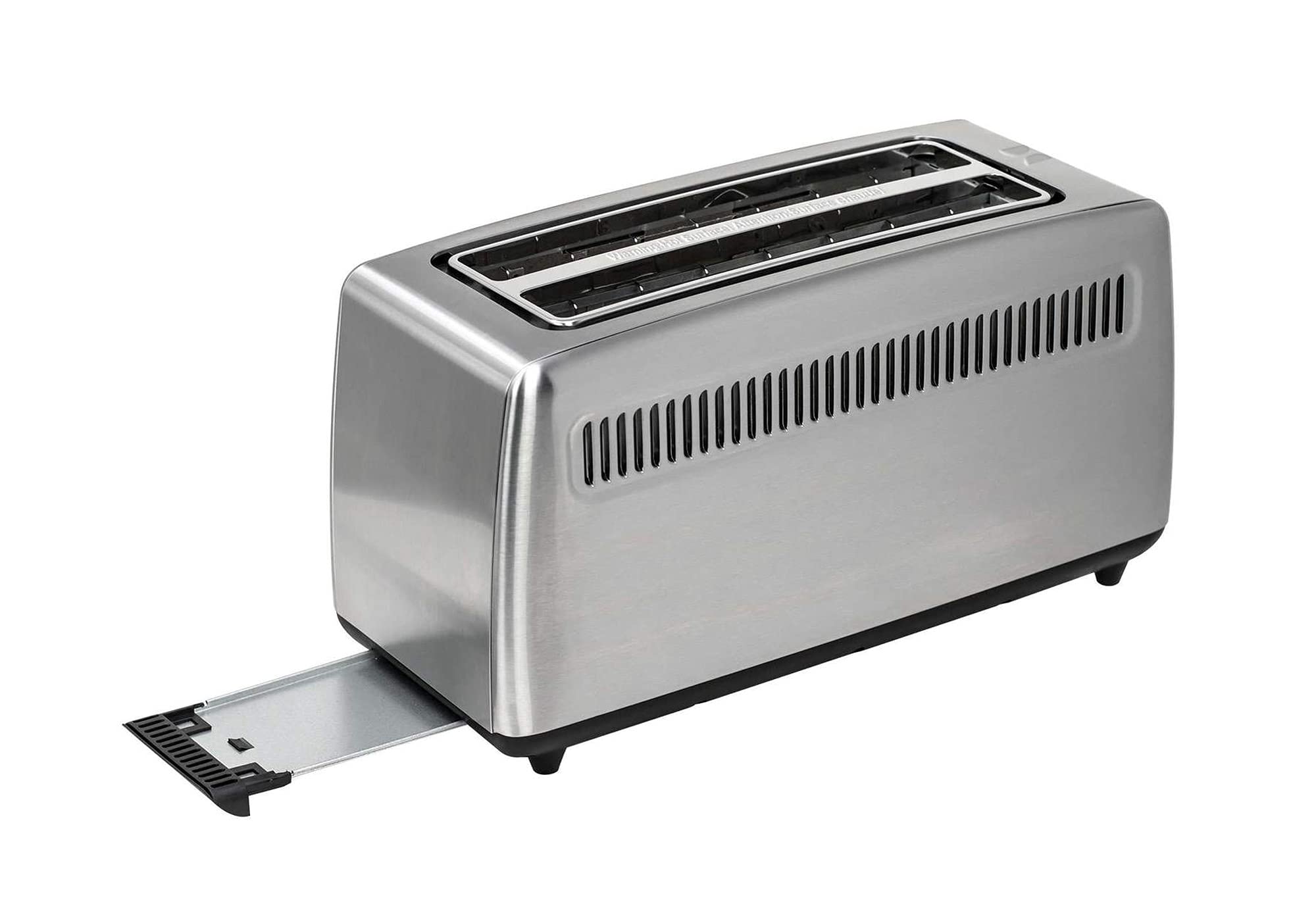 Kalorik 4-Slice Long-Slot Toaster, Stainless Steel