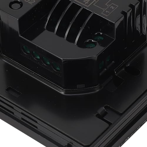 Household Thermostat, Mobile Phone Control Touch Screen 7-Day Programmable High Smart Thermostat Practical Flame Retardant 100-250VAC for Room (3A Water Floor Heating Wall