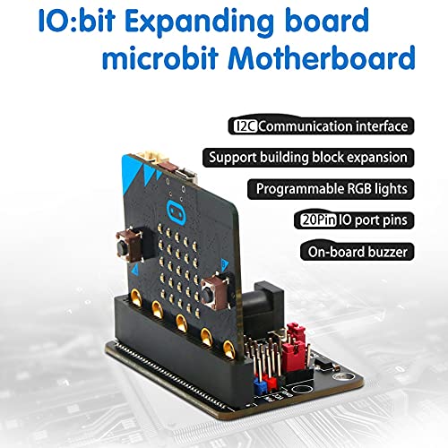 Shevan Expansion Board for GPIO Expansion Python IO:Bit 5V with on Board Passive Buzzer