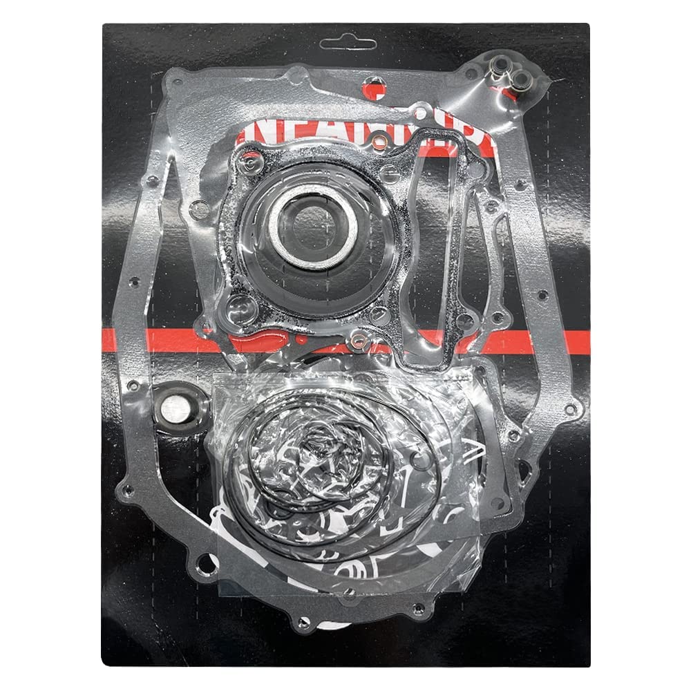 JINFANNIBI Complete Engine Gasket Kit Set Top and Bottom End Compatible for Yamaha Raptor Warrior Bruin 350 YFM350 Kodiak Big Bear 400 Moto-4 1987-2013
