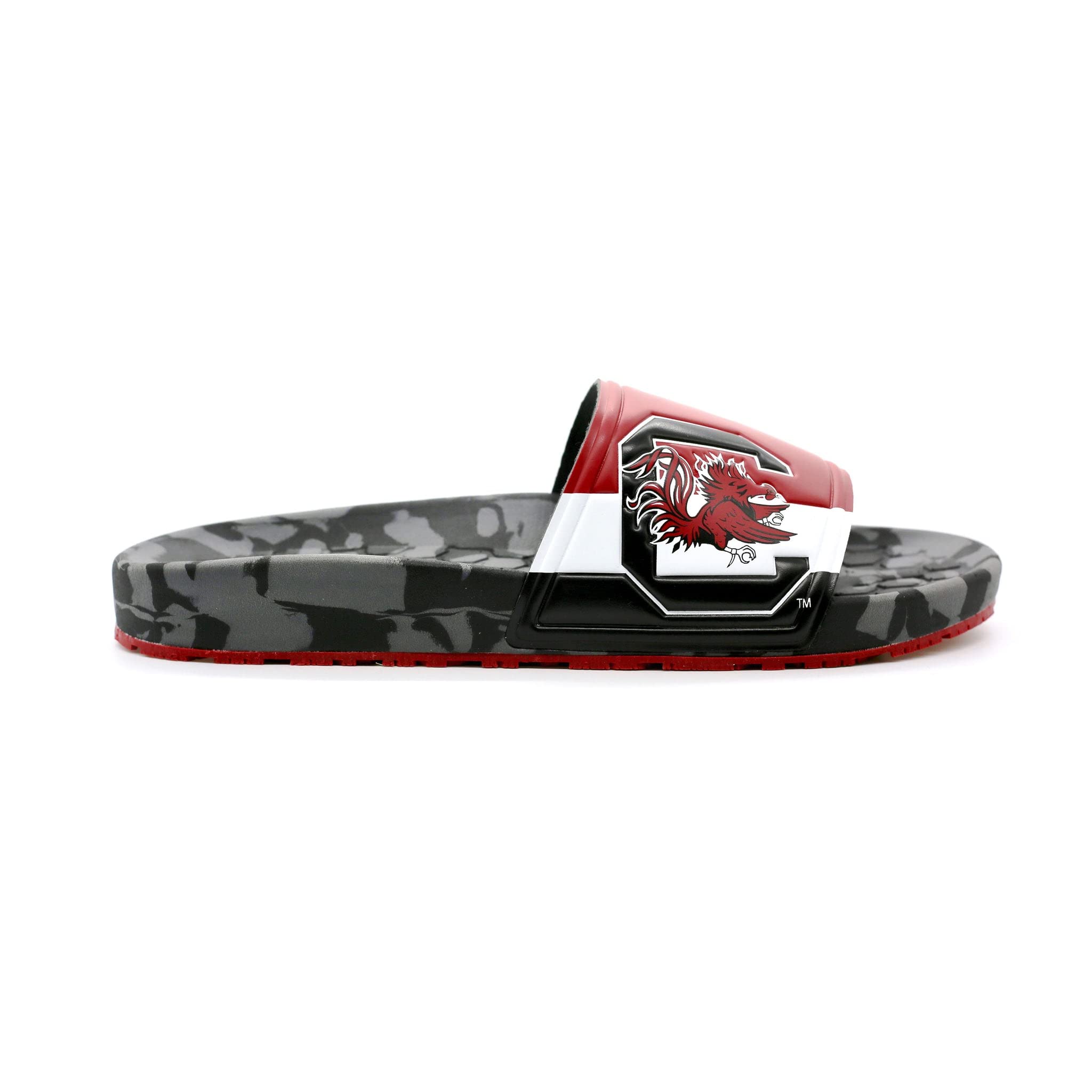 Hype Co University of South Carolina SC Gamecocks Slydr Sports Slide Sandal