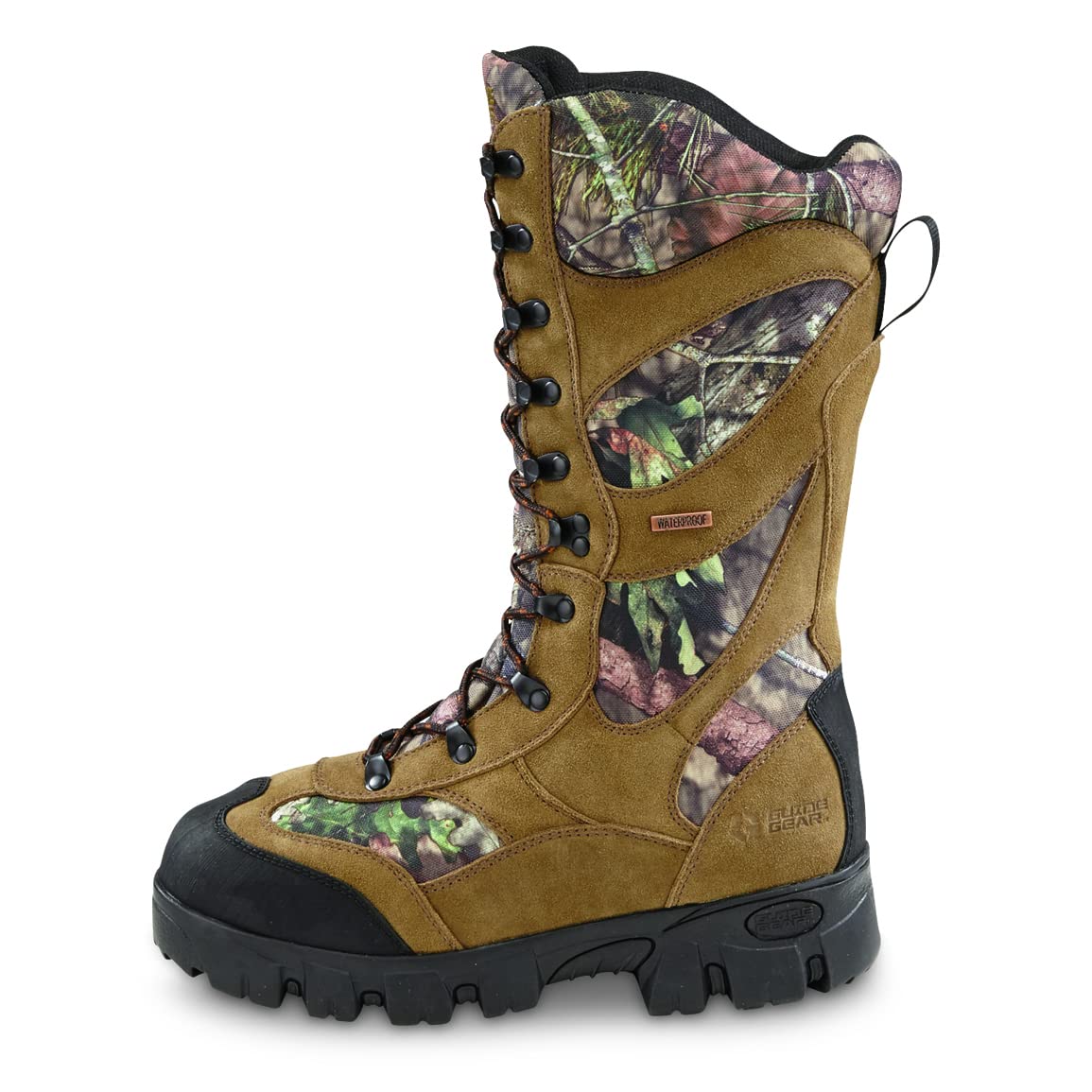 Guide Gear Giant Timber II Men's Insulated Waterproof Hunting Boots, 1,400-gram, Mossy Oak, Mossy Oak Break-Up Country, 9.5 2E (Wide)