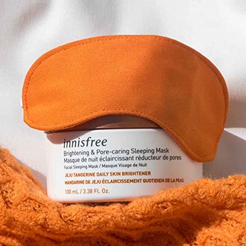 innisfree Tangerine Brightening & Pore Caring Sleeping Mask Treatment , 3.38 Fl Oz (Pack of 1)