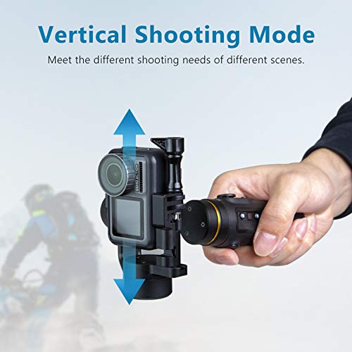INKEE Falcon Gimbal Stabilizer for Action Cameras,Handheld 3-Axis Video Stabilizers with Tripod Anti-Shake Wireless Control Vertical/Horizontal Time-Lapse Shooting for GoPro 10/9/8/7/6/5 OSMO Insta360