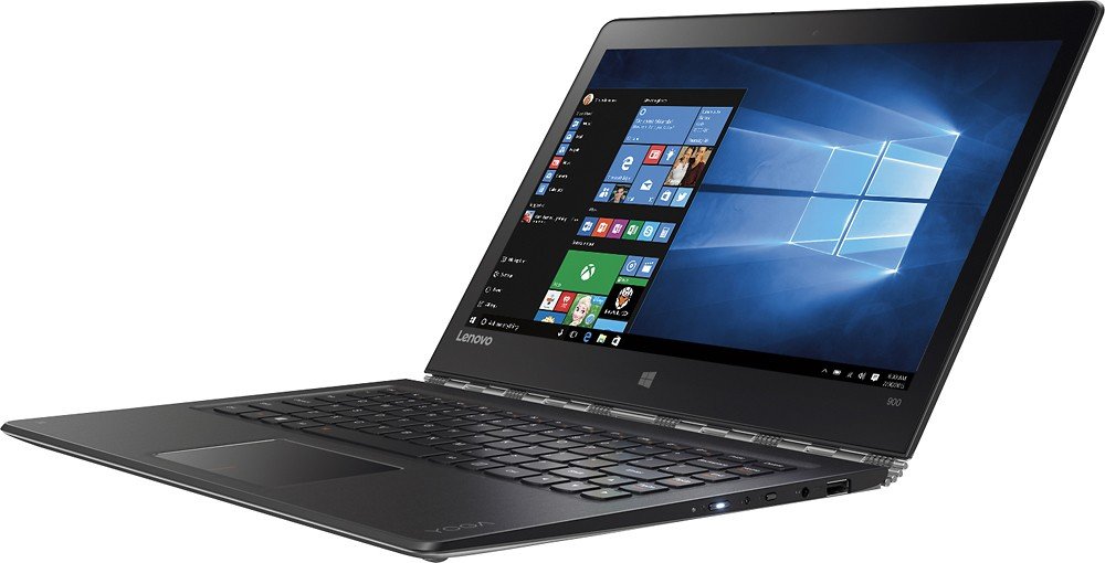 Lenovo Yoga 900 2-in-1 13.3-inch QHD+ IPS Multitouch Convertible Laptop (Core i7-6560U, 256GB SSD, 8GB RAM) -Platinum Silver