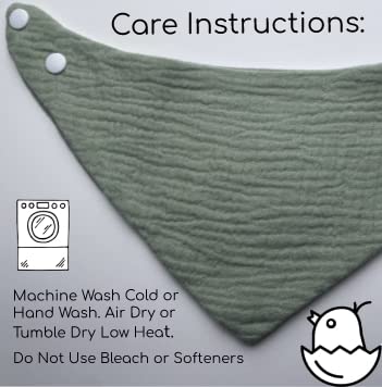 Jane and Kate - Baby Bibs 100% Cotton Newborn Toddler Drool Cloth Bibs For Unisex, Boy, Girl 0-18 Months | Muslin Bandana With Snaps Teething Bibs | Multi Pack Set Of 10 Plain Solid Colors
