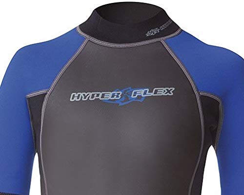 Hyperflex Wetsuits Junior's Access 2.5mm Spring Suit- Surfing, Windsurfing & Wakeboarding, Junior 10 , BLACK/ROYAL BLUE (XA620JB-44-10)