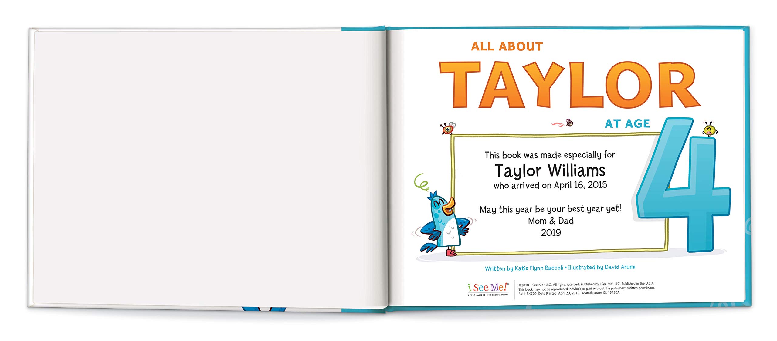 I See Me! All About Me -Personalized Children's Story