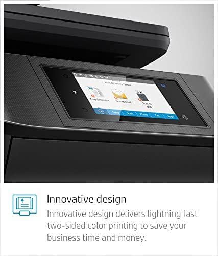 HP OfficeJet Pro 8715 All-in-One Touch Screen Bluetooth Wireless Scanner Copier Manufacturer's Warranty Networkable Fax Duplex Black Printer