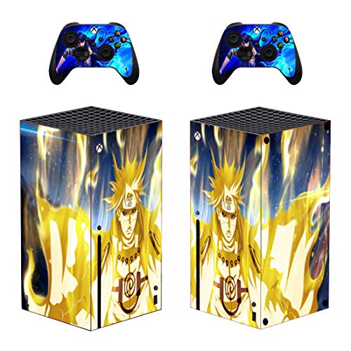 KAJAL MANI Vinyl Skin Sticker Decal Wrap for X-box-One-Series X Console Skin Set Anime Ninja