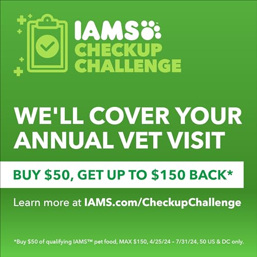 IAMS Adult High Protein Large Breed Dry Dog Food with Real Chicken, 40 lb. Bag