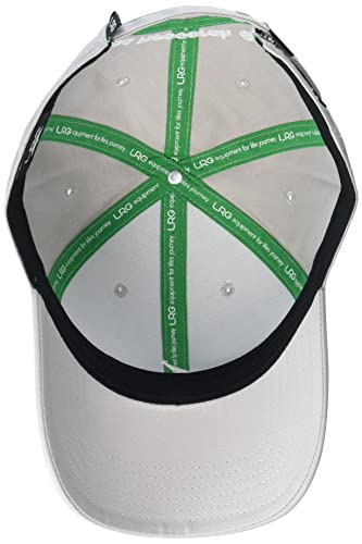 LRG Men's Logo Dad Hat, Light Grey, One Size Fits Most