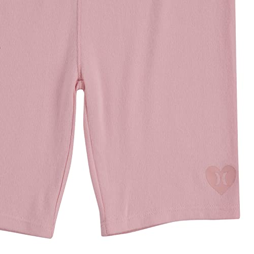 Hurley Girls' Pajama Set, Pink/Tie Dye, 10