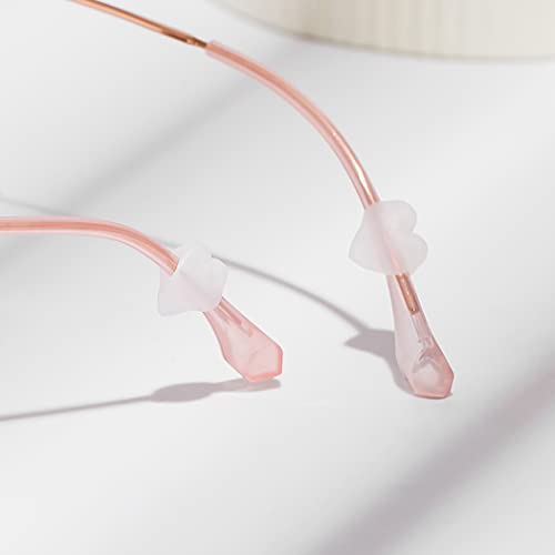 iGeyzoe 15 Pairs Silicone Eyeglasses Retainer, Eyewear Ear Grip Ear Hooks Anti-Slip Holder Eyeglasses Stoppers Temple Tips For Eyeglasses, Sunglasses, Reading Glasses