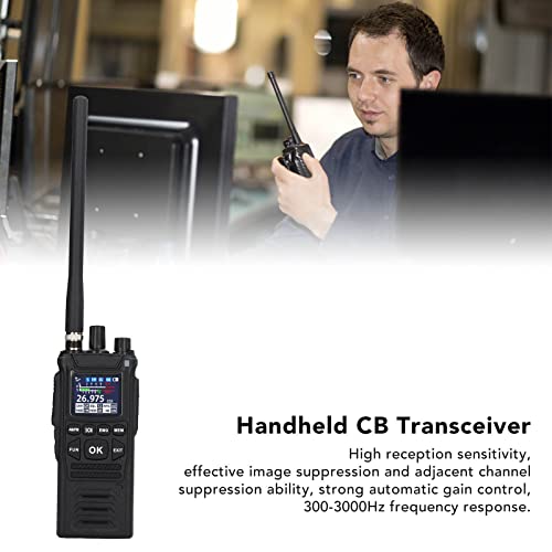 Marine Two Way Radios, Strong Signal Reception Handheld CB Transceiver High Sensitivity High Volume Clear Sound for Ship (US Plug)