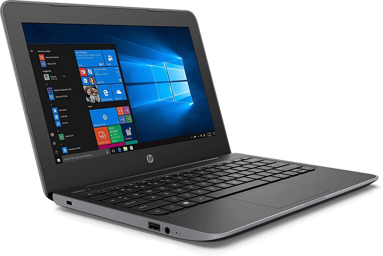 HP 5VR92UT Stream 11 Pro G5 11.6 Laptop N4000 4GB 64GB eMMC Windows 10 Pro (Renewed)