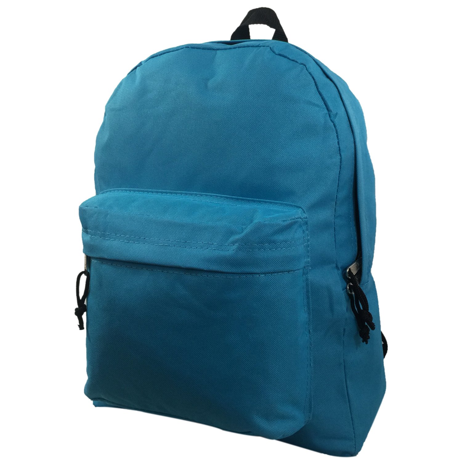 K-Cliffs 40pcs Bulk Classic Backpack 16in Basic Bookbag Case Lot Simple School Bag Assorted Colors