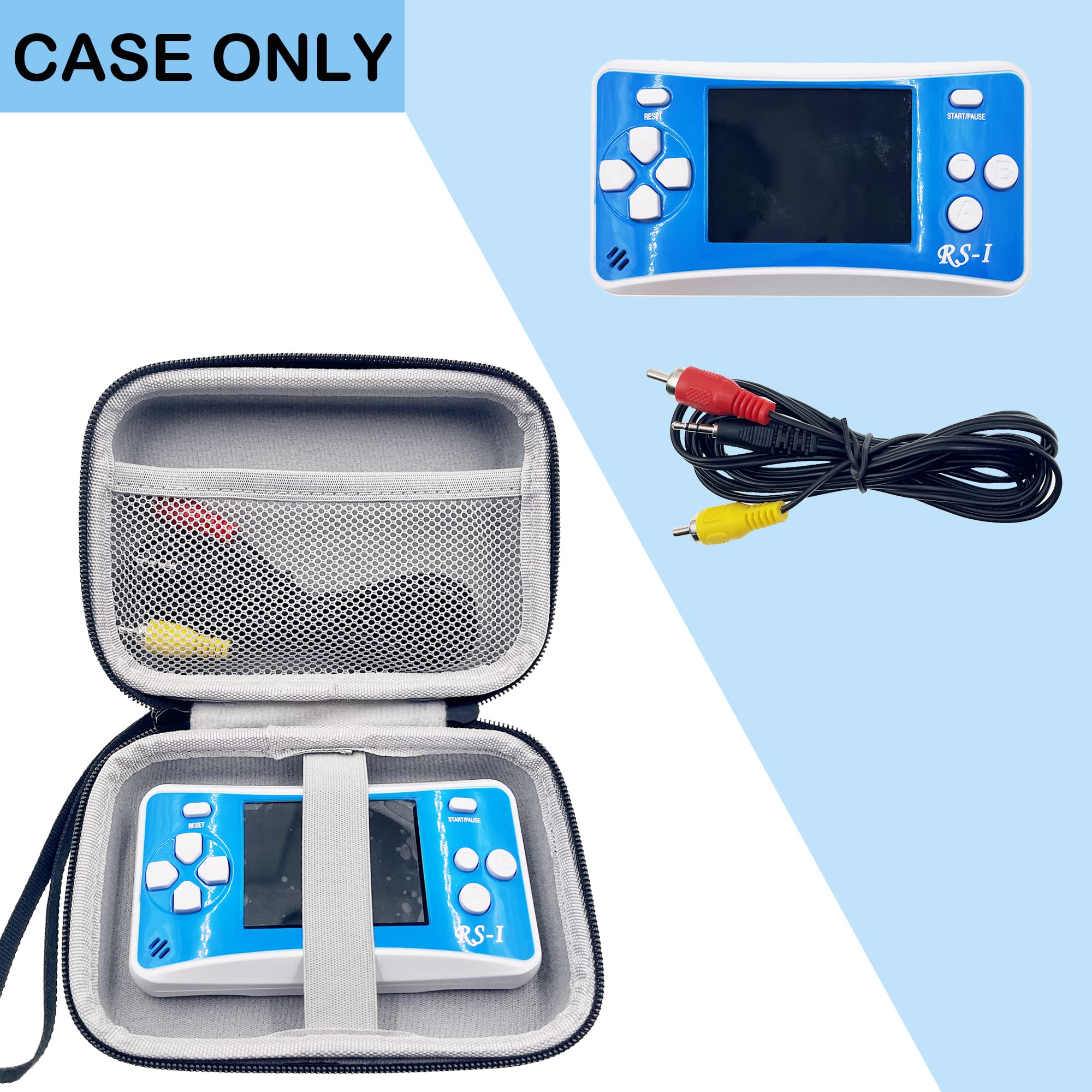 Leo Tube Carrying Case for HigoKids Portable Handheld Games Console, Protective Travel Case Compatible with Portable Retro Video Game Player