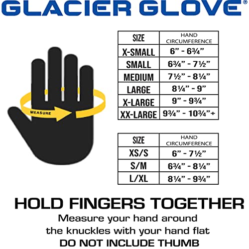 Glacier Glove Pro Waterfowler Waterproof Neoprene Gloves, Max 5, X-Large (824MA XL)