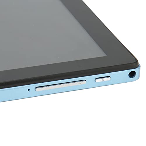 Jopwkuin 5G WiFi Tablet PC, 10.1 Inch Tablet Octa Core CPU Dual Cameras for Android 10.1 for Entertainment (Blue)