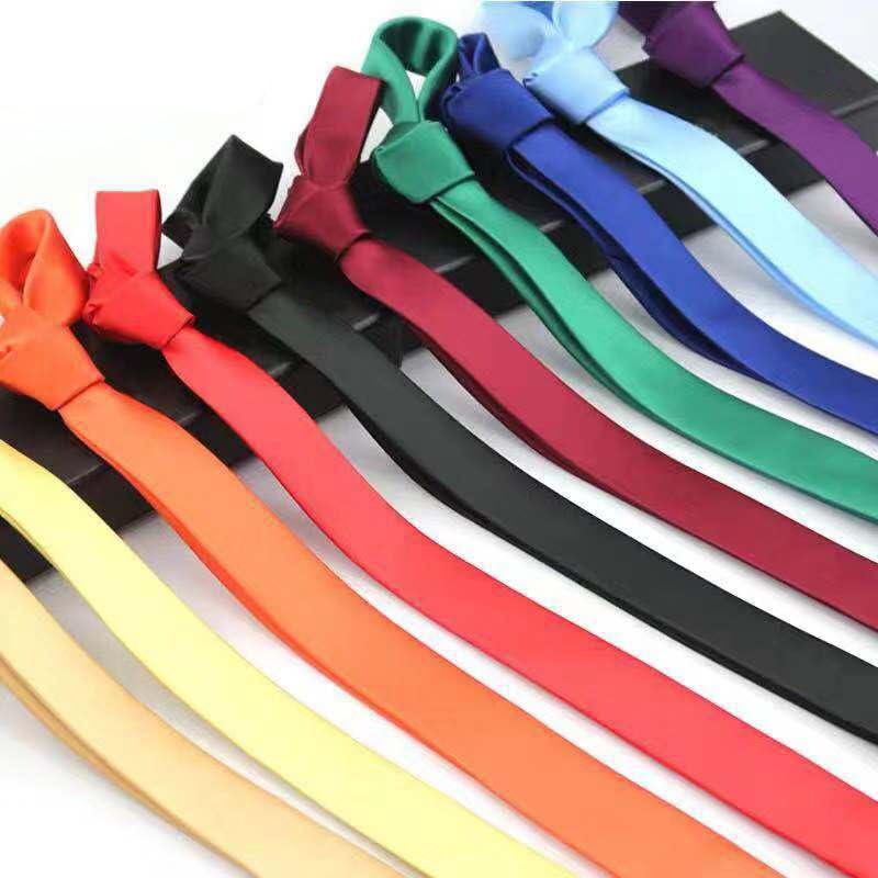 JEMYGINS 1.58" Green Tie Silk Skinny Ties for Men Slim Necktie(4cm)