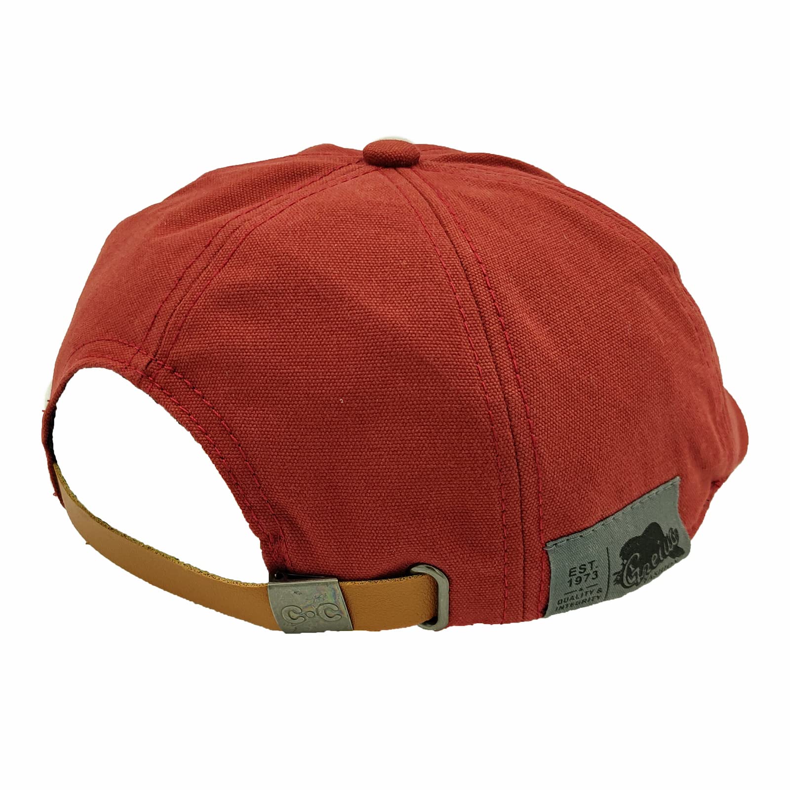 Men's Beret Hat Cotton Newsboy Berets Flat Caps Adjustable Classic Vintage Duckbill Buckle Cabbie Cap Red