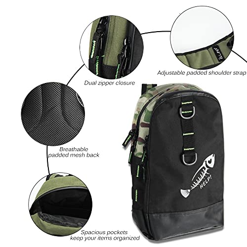 MengK Fishing Tackle Backpack