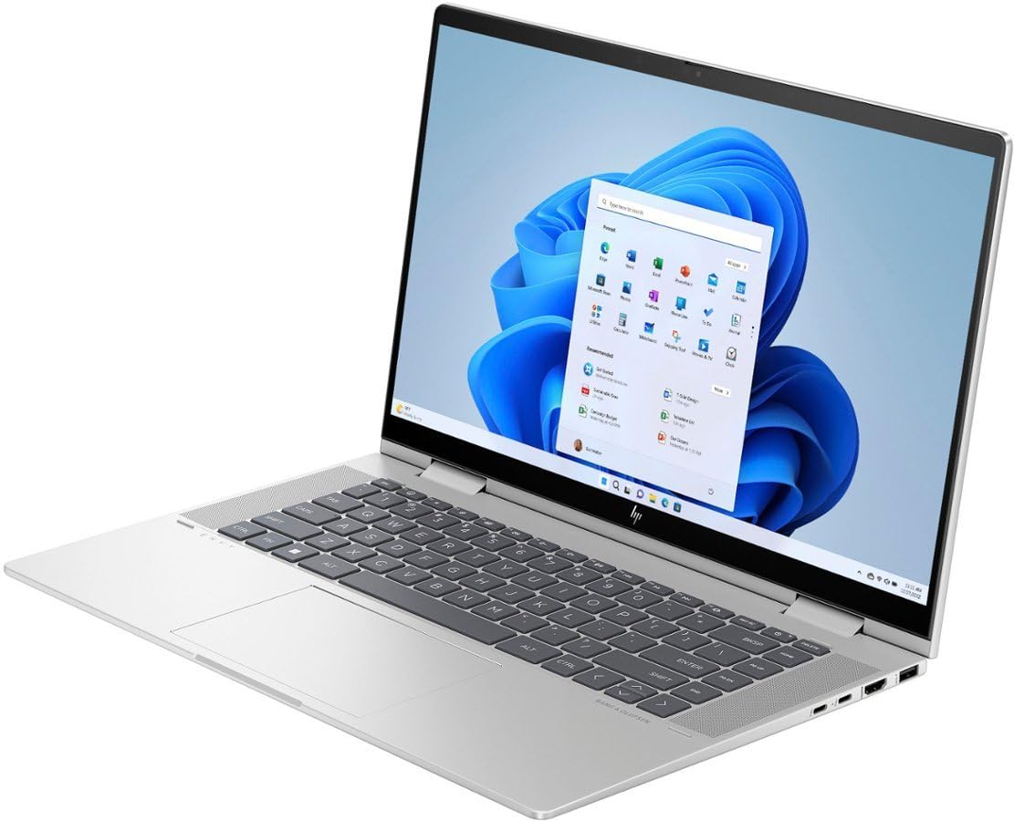 HP ENVY 15-fe0053dx Home & Business 2-in-1 Laptop (Intel i7-1355U 10-Core, 16GB LPDDR5 5200MHz RAM, 2TB PCIe SSD, Intel Iris Xe, 15.6" 60 Hz Touch Win 11 Home) Refurbished (Renewed)