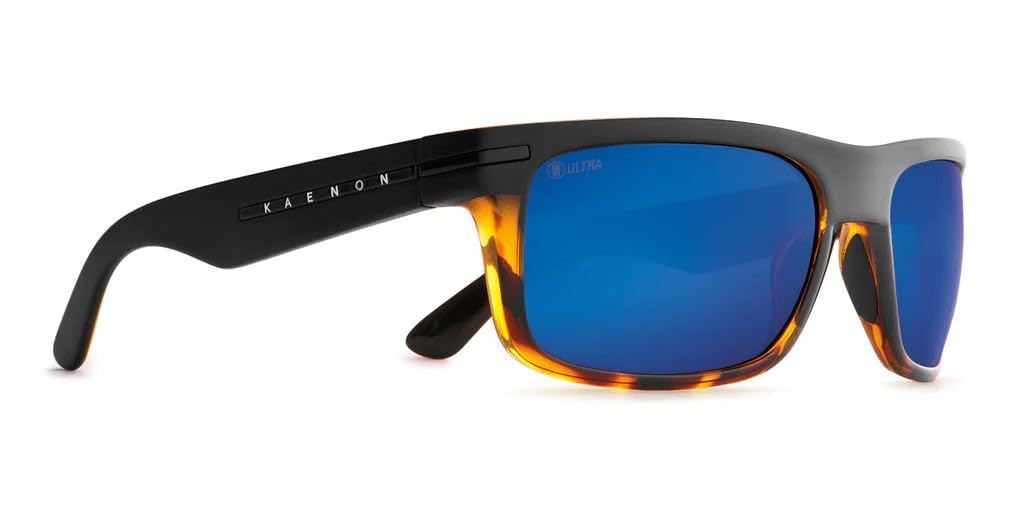 Kaenon Men's Burnet XL Polarized Sunglasses, Matte Tortoise