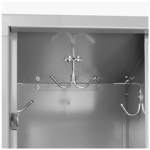 GLOBAL INDUSTRIAL Double Tier Locker, 12x18x36 6 Door, RTA, Gray