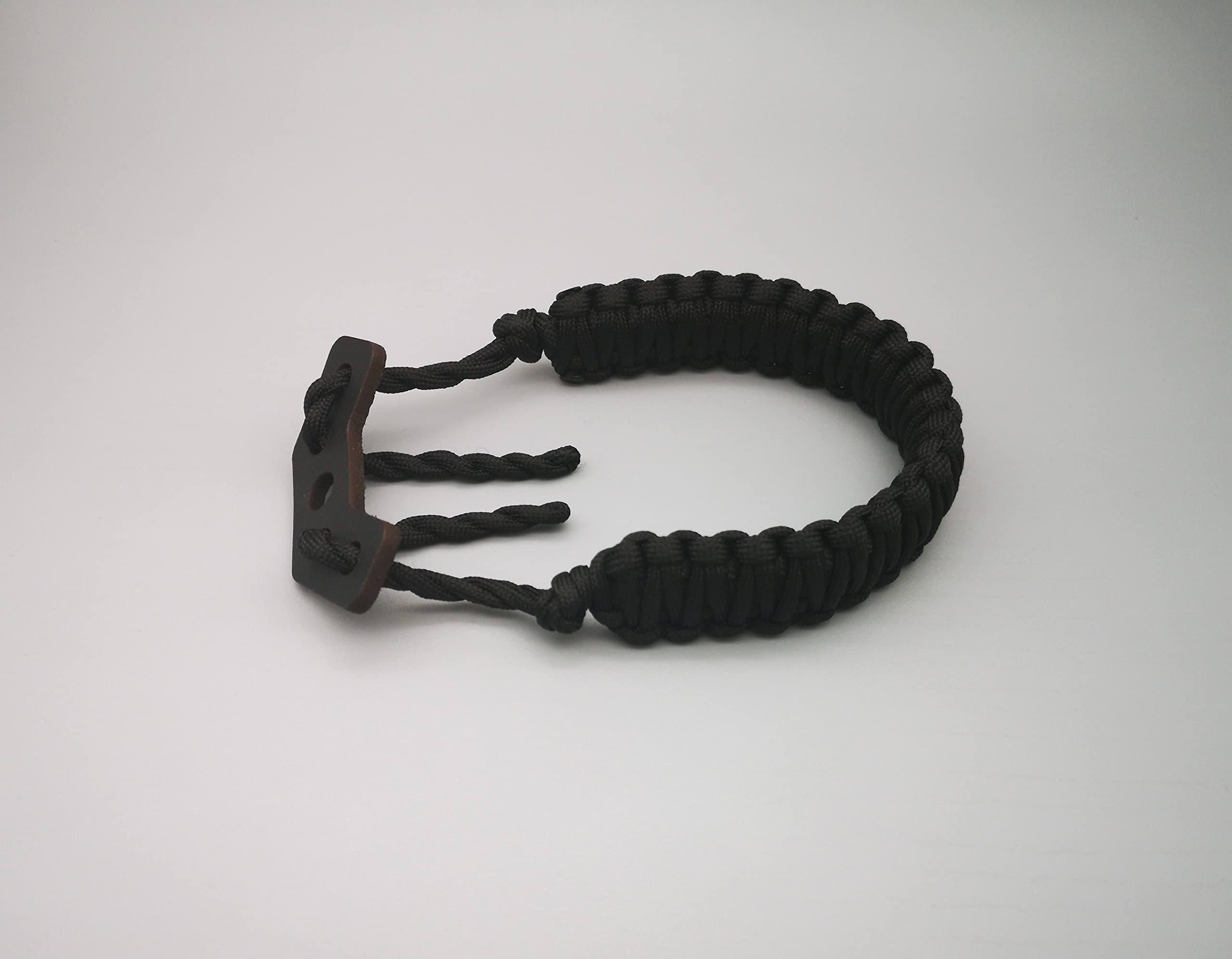 HZUTUZH 250 Paracord Bow Archery Wrist Sling - Multi Functional Survival Wrist Sling for Hunting & Shooting - No Stabilizer Needed - Successive Length Greater Then 20 Feet (Carbon Black)