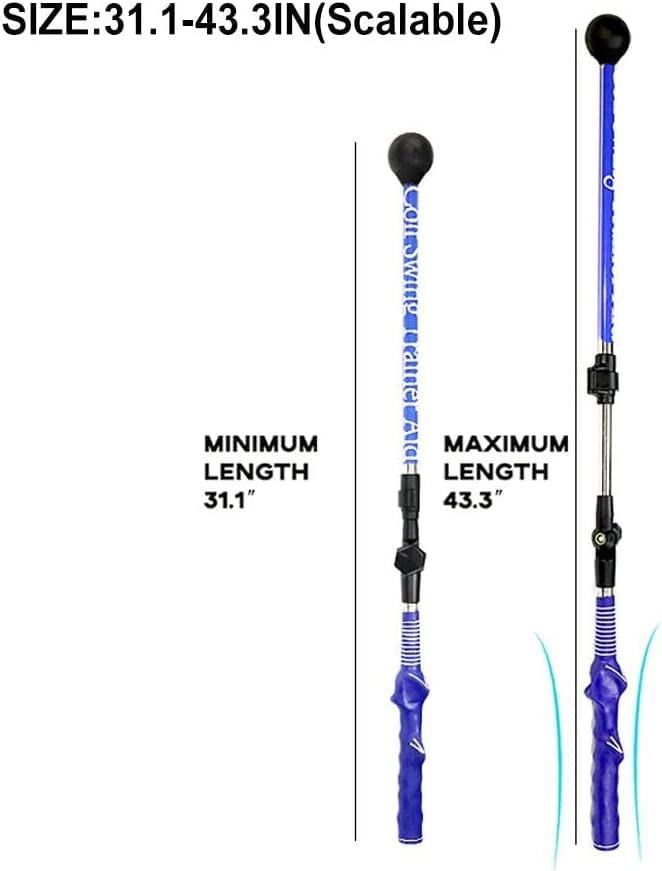 KRONDO Golf Swing Trainer, Golf Swing Master Golf Training Aid to Improve Hinge, Forearm Rotation, Shoulder Turn,Golf Swing Trainer Aid Adjustable